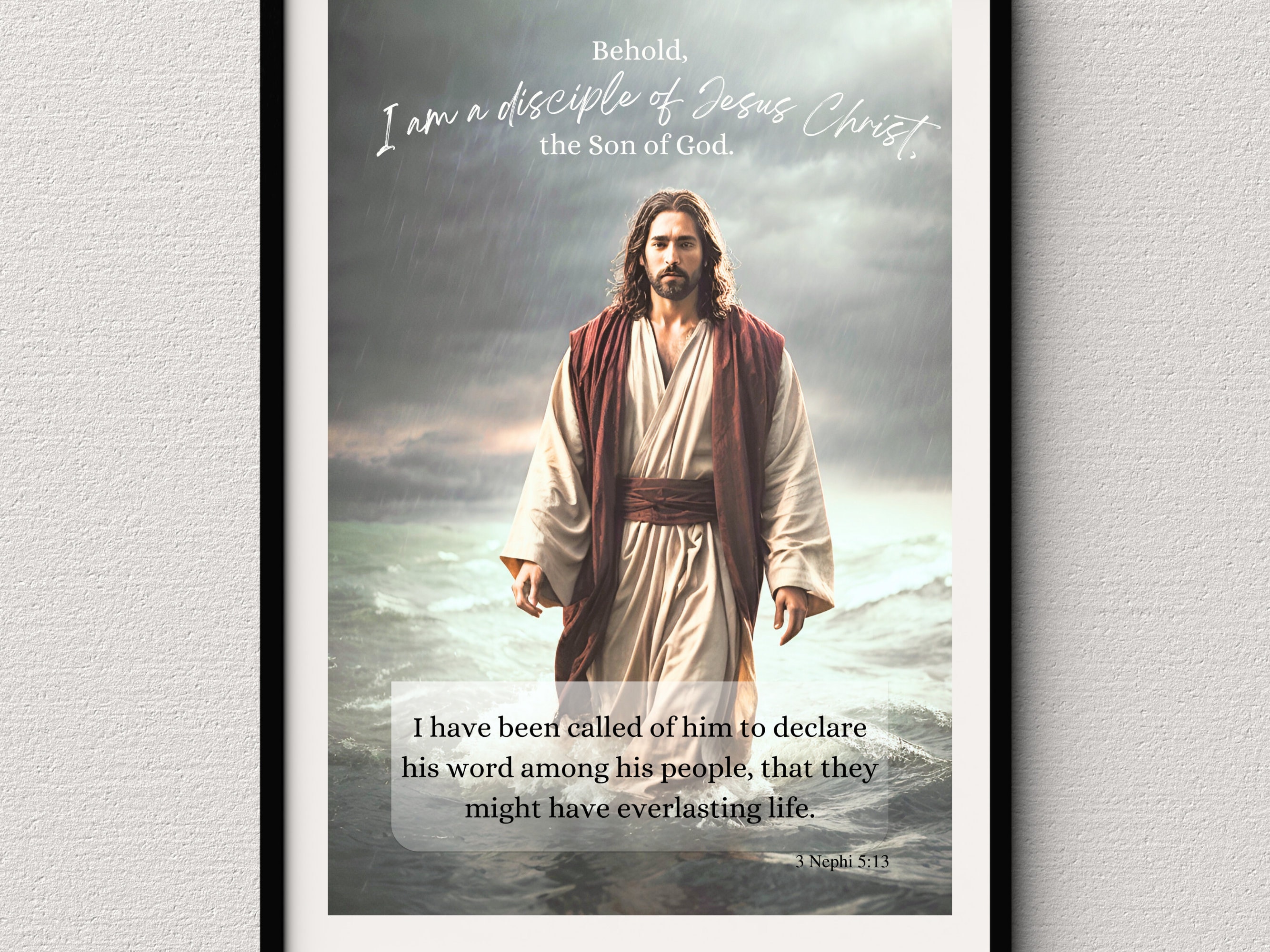 Disciple of Jesus Christ Printable 2024 Youth Theme Religious Gift LDS ...