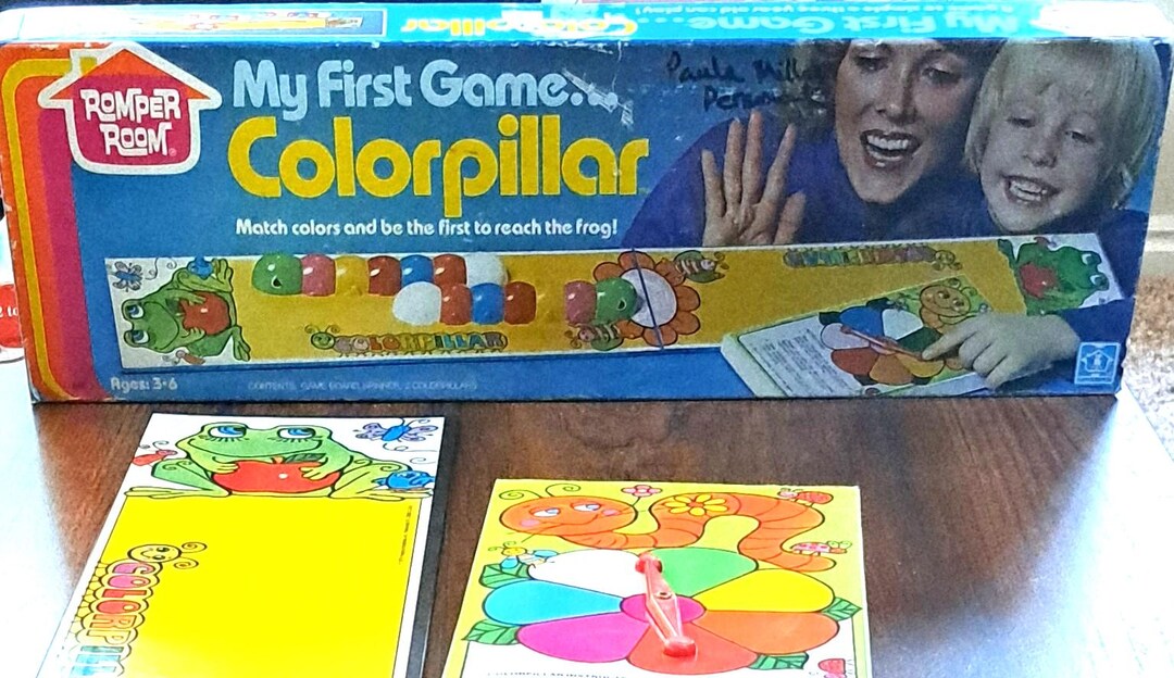 Vintage Colorpillar Board Game: Hasbro Romper Room, Complete 1979 - Etsy