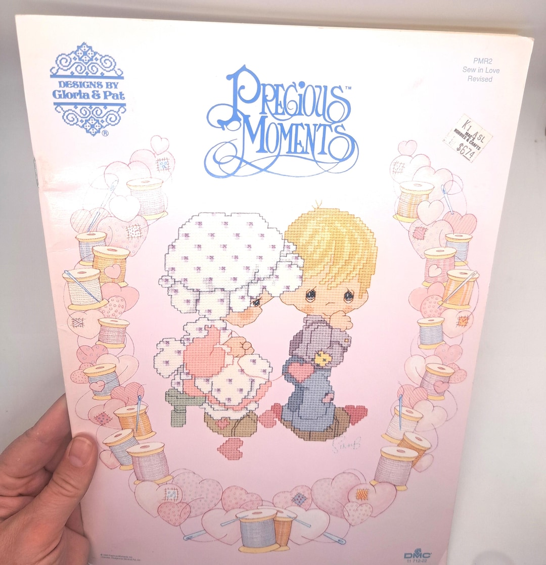 Vintage Precious Moments 'sew in Love' Cross Stitch Pattern (1996) - Etsy