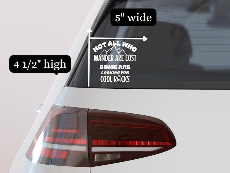 Rockhounding Bumper Sticker: Vinyl Car Decal - Geologist Gift - Etsy