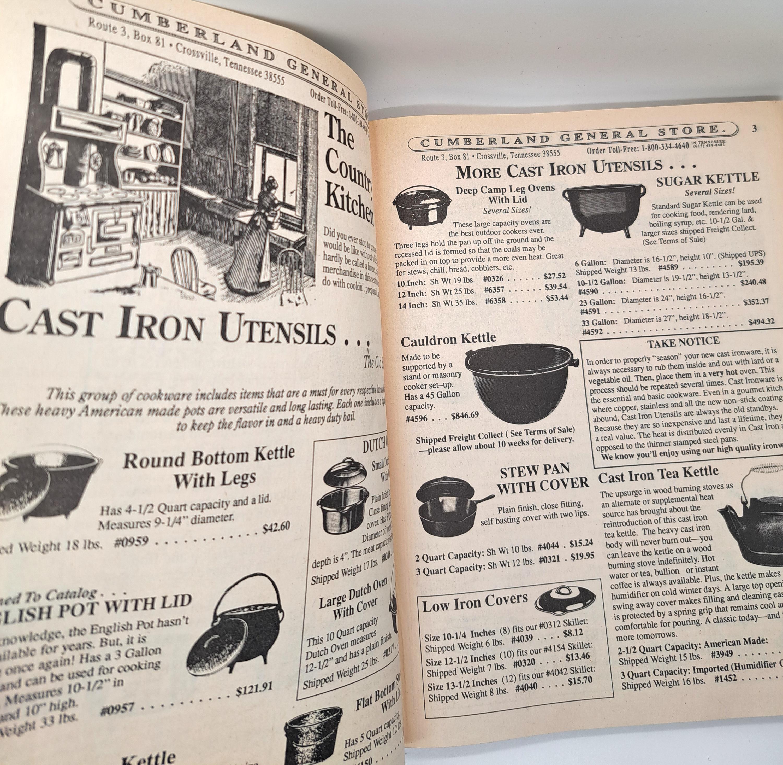Vintage 1990 Cumberland General Store Catalog: Farm & Tools Ephemera - Etsy