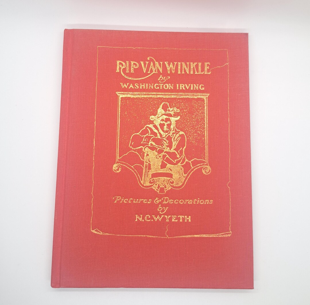 Vintage 1987 Rip Van Winkle by Washington Irving, Illustrated by N C Wyeth | Junk Journal ...