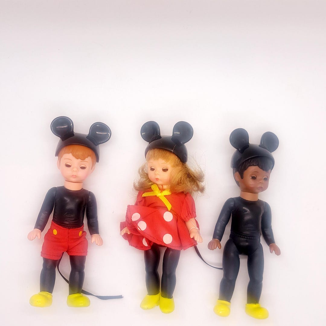 Madame Alexander Mini Dolls – Set of 3 Mickey and Minnie Mouse - Etsy