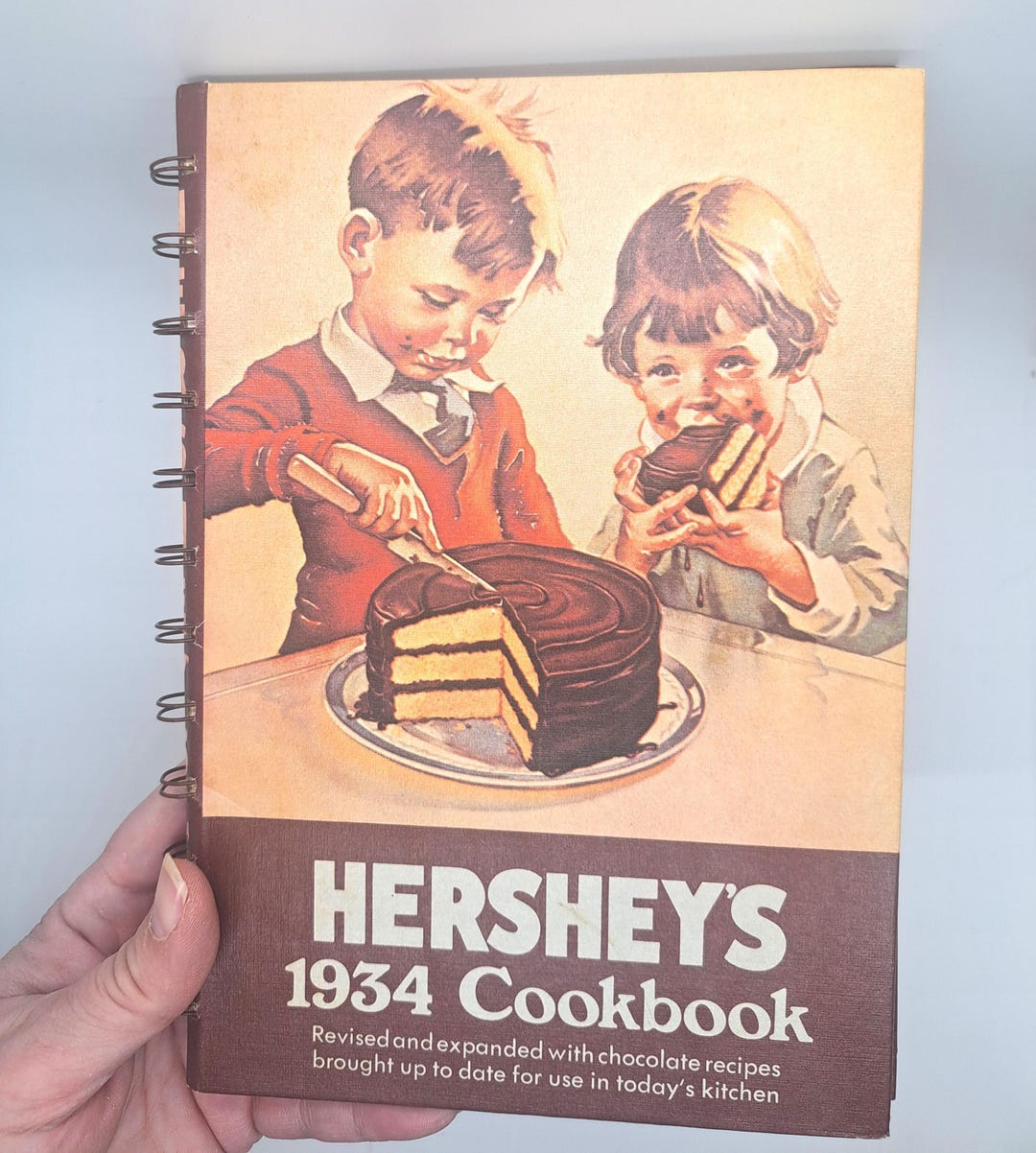 Vintage Hershey's 1934 Cookbook - Revised and Expanded With Chocolate ...