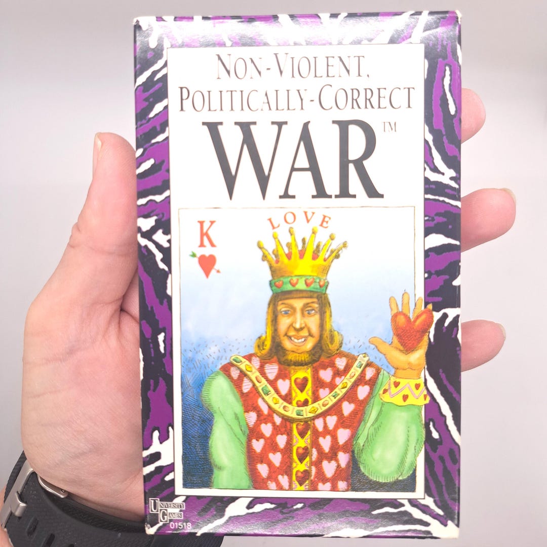Vintage 1996 Politically Correct War Card Game - 2 Players - Etsy