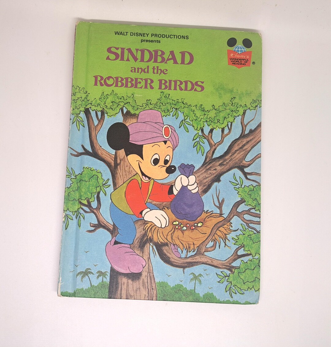 Walt Disney Sindbad and the Robber Birds 1982 Random House Book Club ...