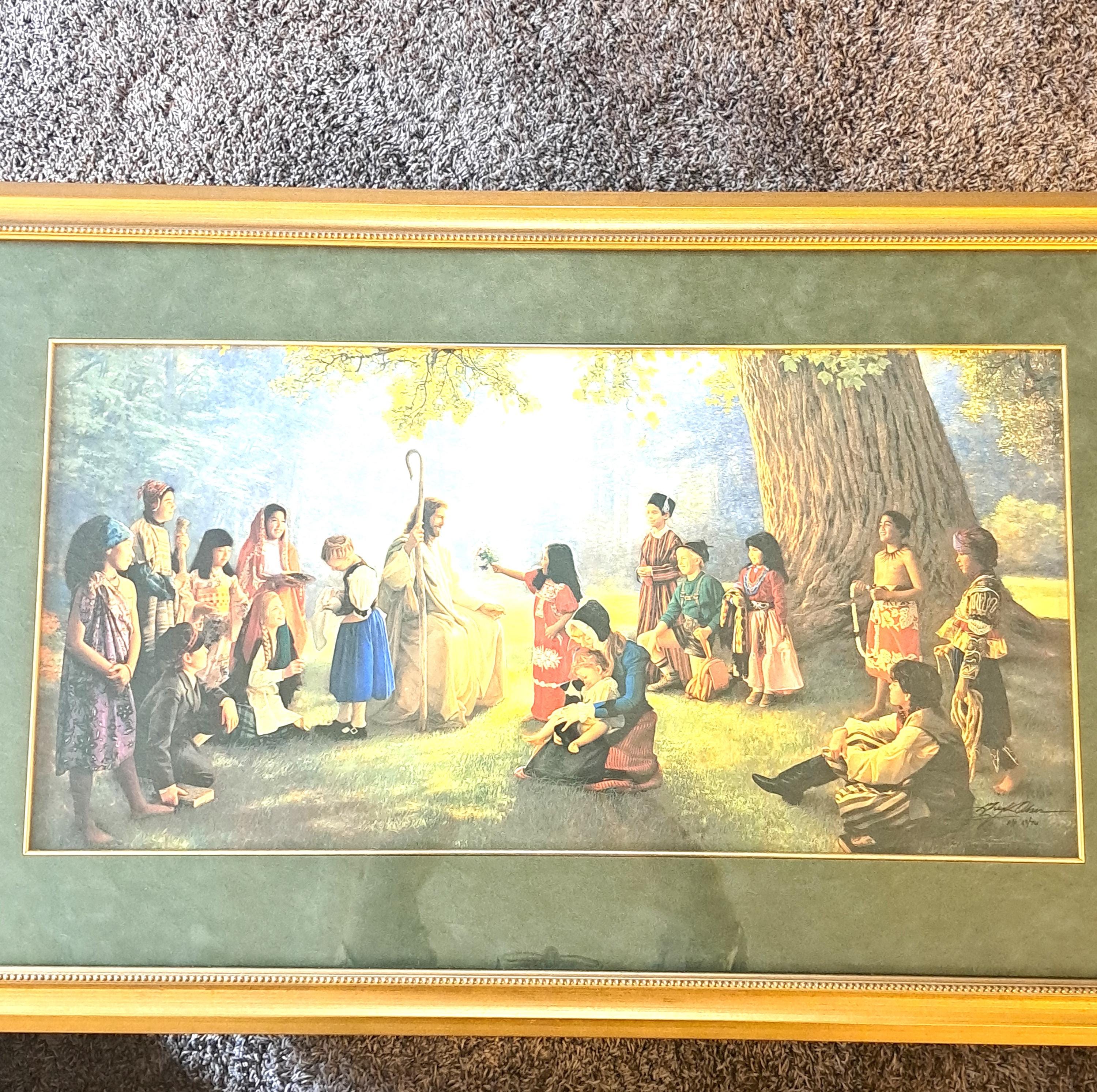 Greg Olsen 'children of the World' Signed Limited Edition Framed ...