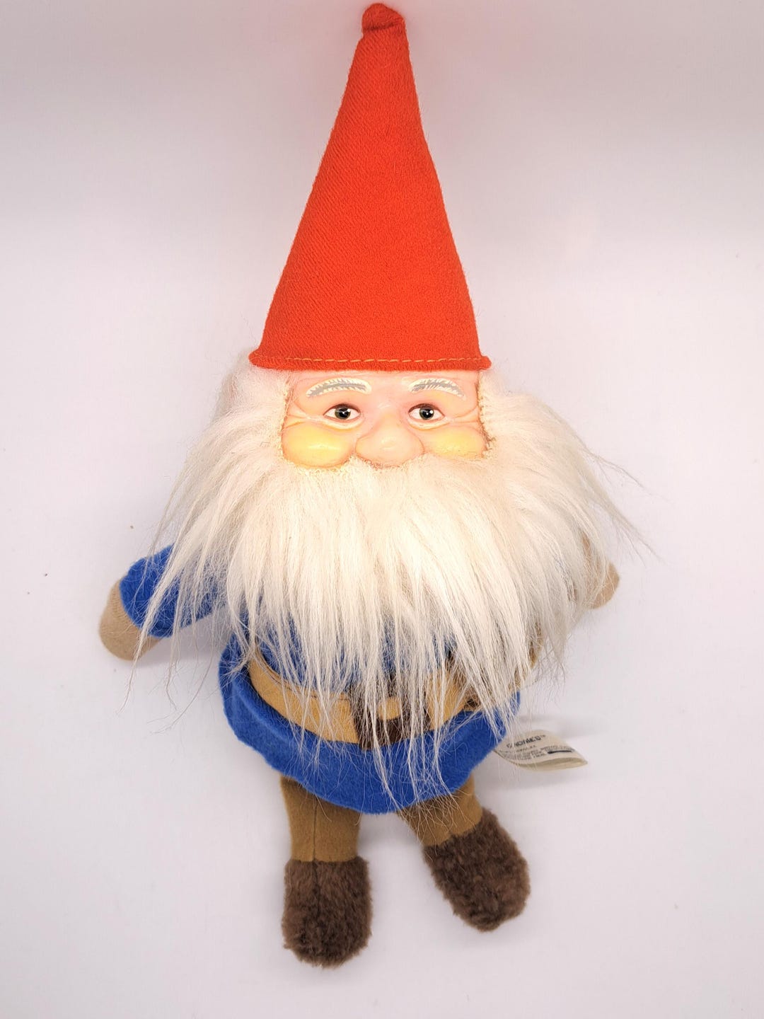 Vintage Gnome Rubber Faced 1978 Knickerbocker Toy 10" Plush - Etsy