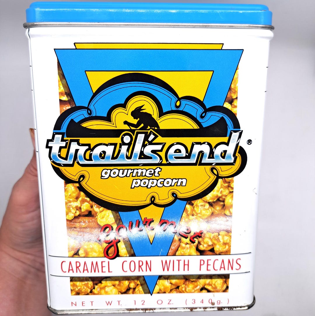 Trails End Popcorn Tin