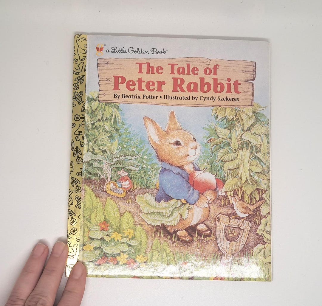 The Tale of Peter Rabbit Golden Book Illustrated by Cyndy Szekeres 2002 ...