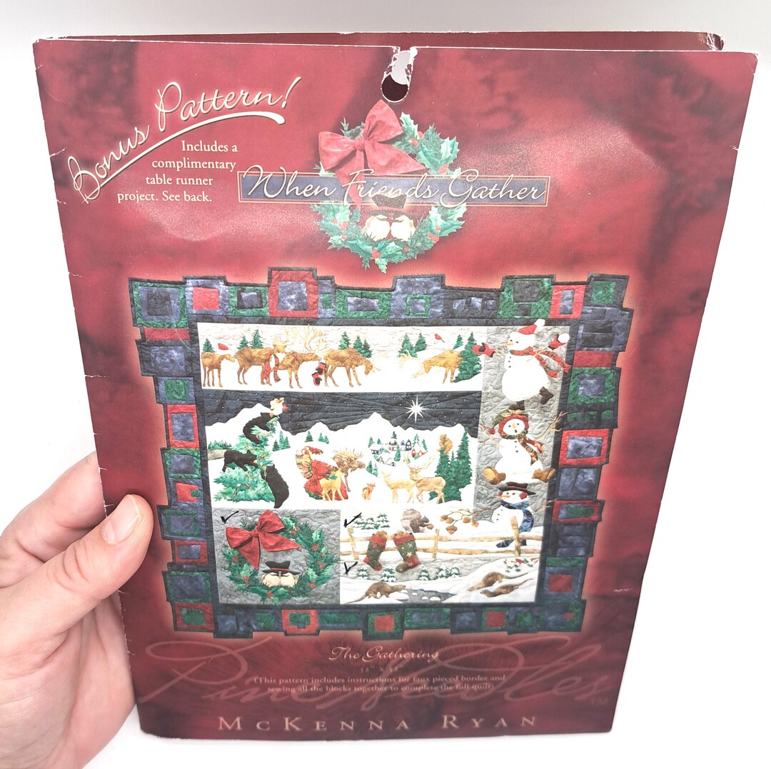 Mckenna Ryan Quilt Pattern: the Gathering, Pine Needles (52"x52" or 47 ...