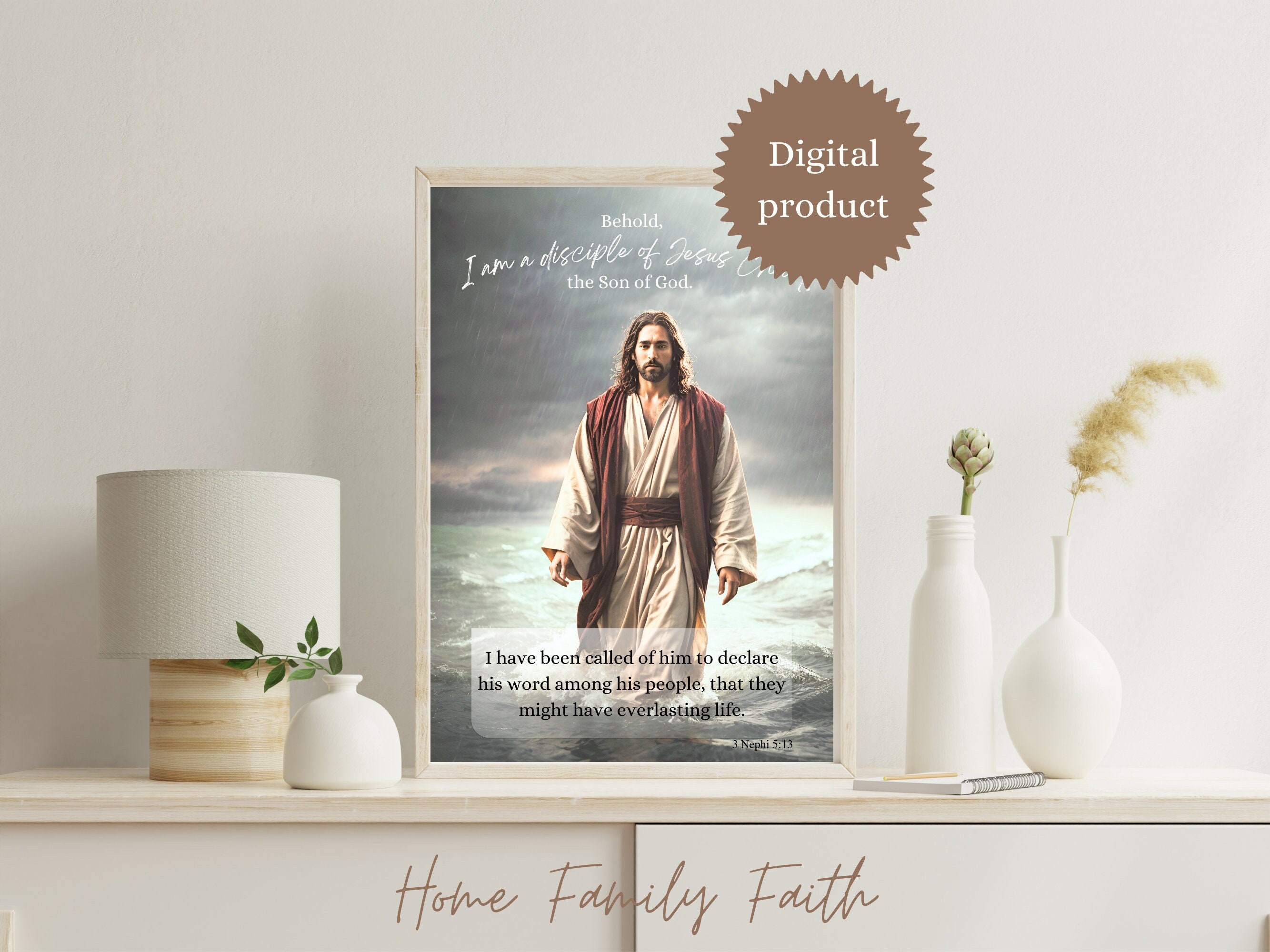 Disciple of Jesus Christ Printable 2024 Youth Theme Religious Gift LDS ...