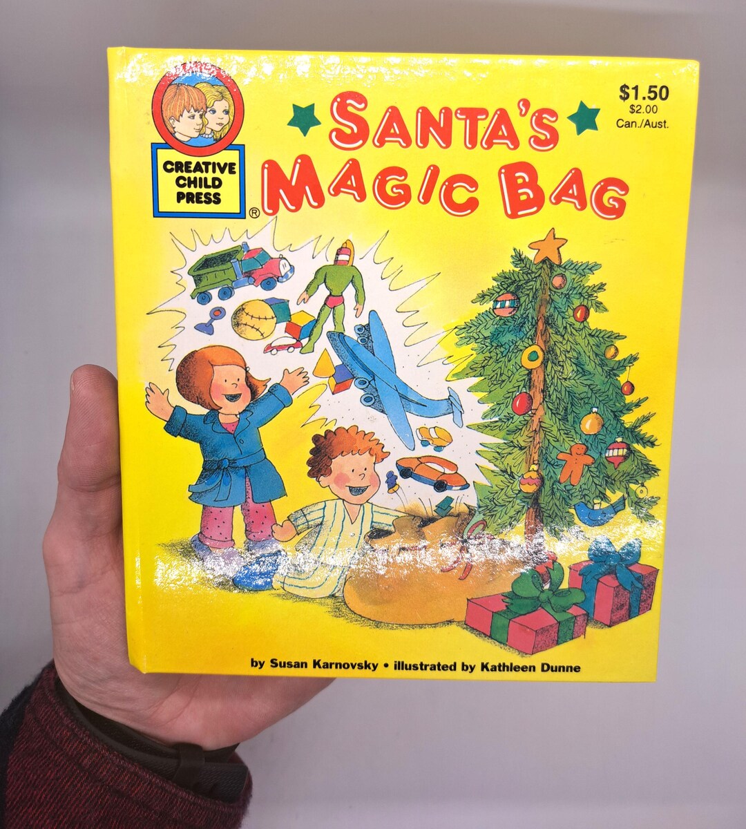 Vintage Santa's Magic Bag 1992 | Susan Karnovsky | Illustrated Kathleen ...