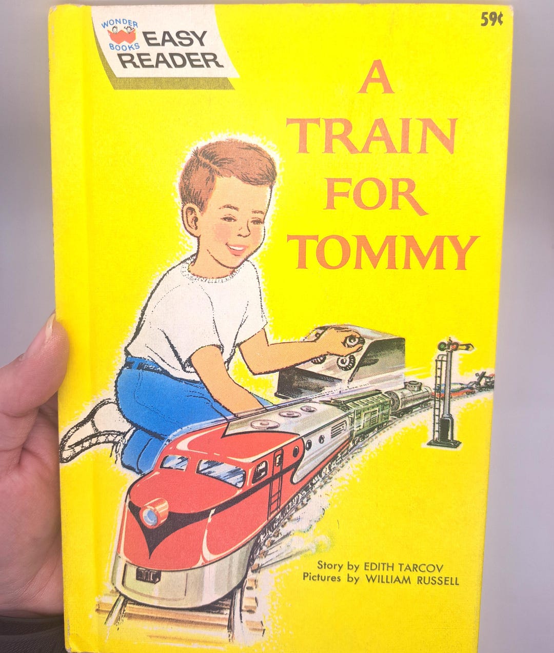 Vintage "a Train for Tommy" Wonder Book, 1962 Easy Reader - Etsy