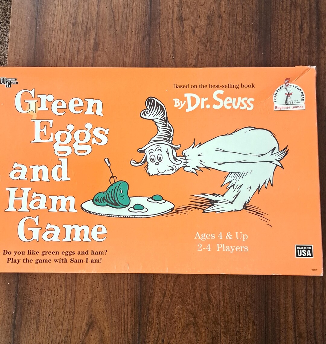 Vintage 1996 Green Eggs and Ham Board Game - Complete Game - University ...
