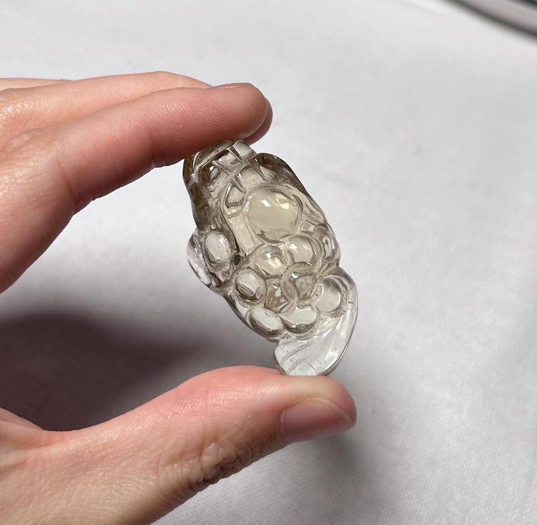 Master Carved Citrine Money Frog Toad Crystal Carving, Money ...