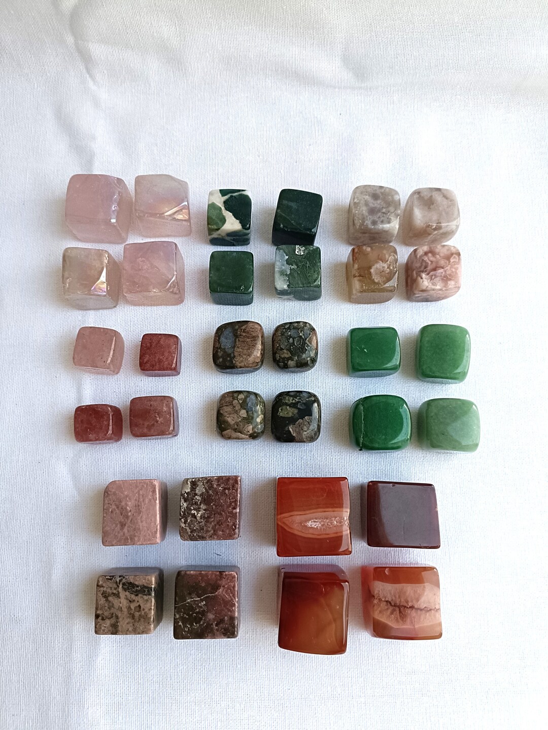 Crystal Cubes Crystal Tumble Stone | Pocket Stone | You Choose ...