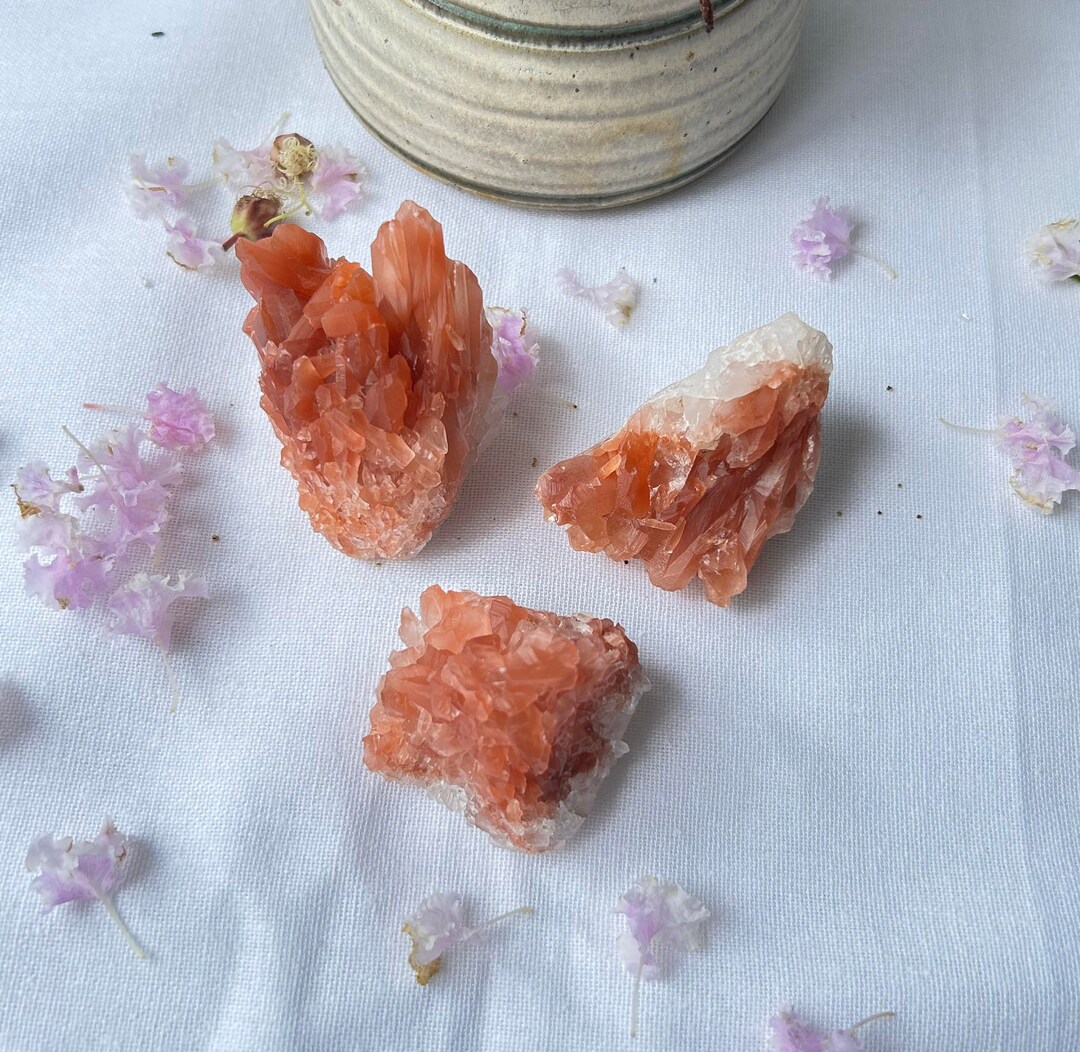Rare Red Hematoid Quartz Raw Crystal Specimens Home Decor - Etsy