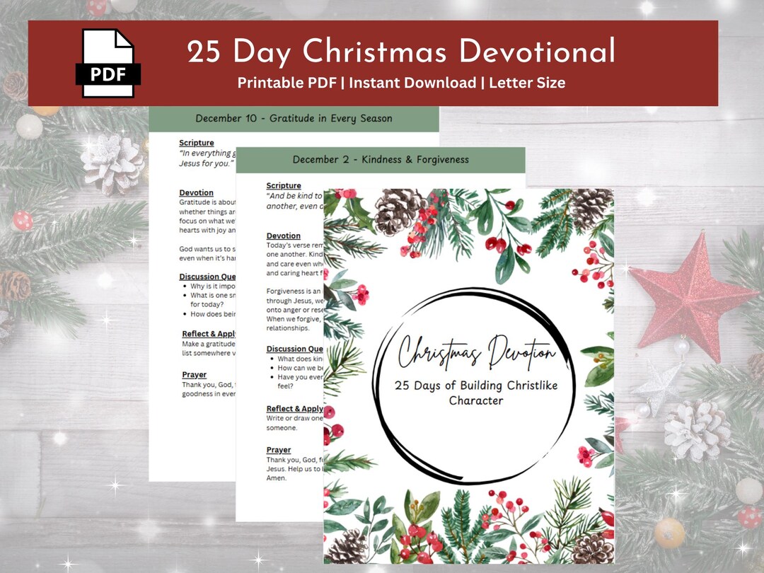 Advent Calendar Devotion | Family Christmas Devotional | Advent ...