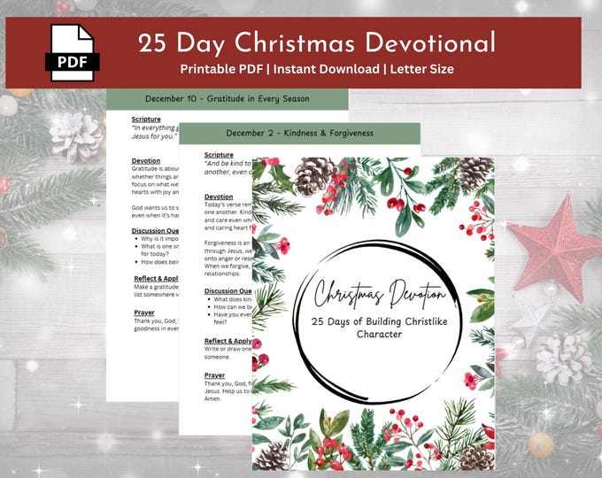 Advent Calendar Devotion | Family Christmas Devotional | Advent ...
