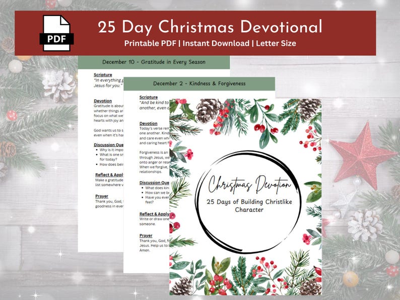 Advent Calendar Devotion | Family Christmas Devotional | Advent ...