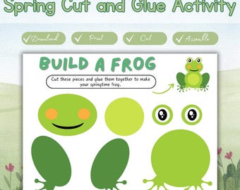 Build a Bee | Fun and Easy Spring Craft for Kids | Printable Activity ...