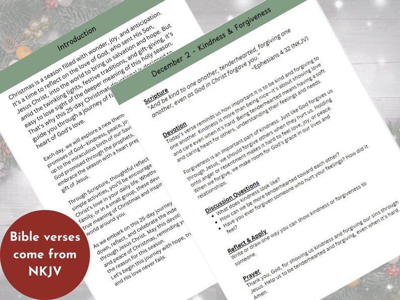 Advent Calendar Devotion | Family Christmas Devotional | Advent ...