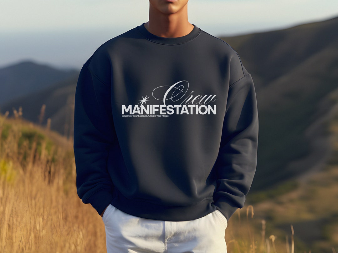 Manifestation Crew Sweatshirt, Create Your Magic, Manifesting ...