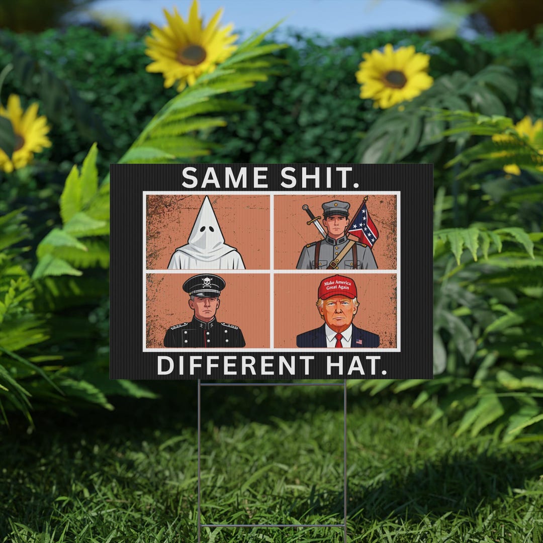 Same Shit Different Hat Protest Sign, Anti Trump Political Sign, Funny ...