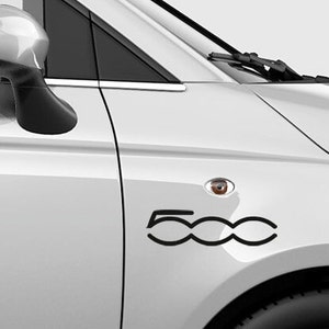 Stickers "logo 500" in Vinile Adesivo, Colori Personalizzabili, Varie ...