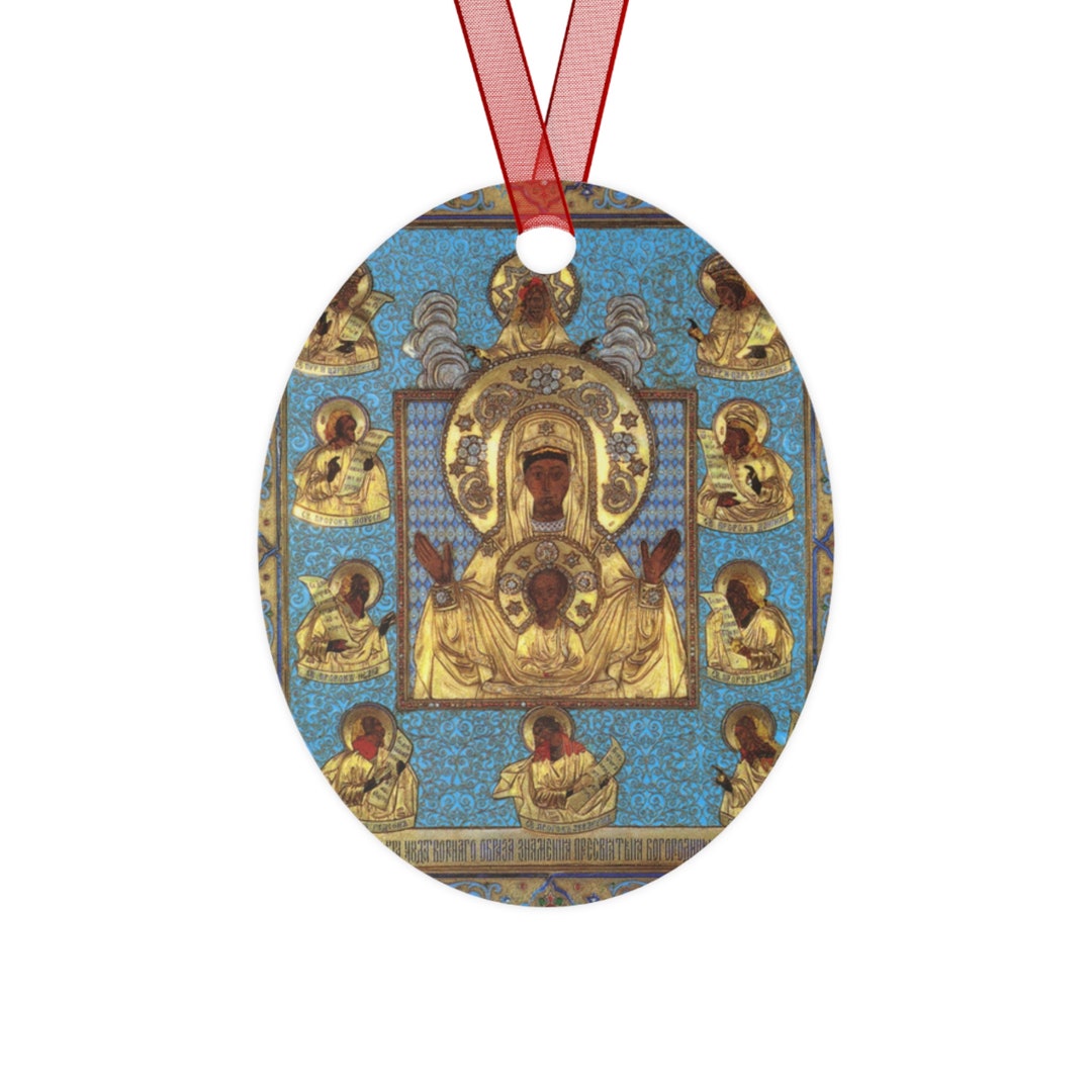 Kursk Root Icon Christian Metal Christian Ornament - Etsy