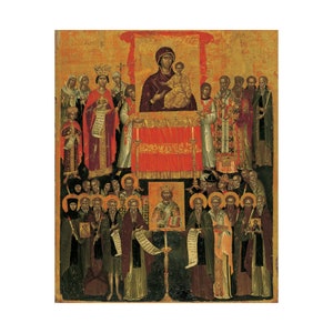 Triumph of Orthodoxy Christian Icon Print - Etsy