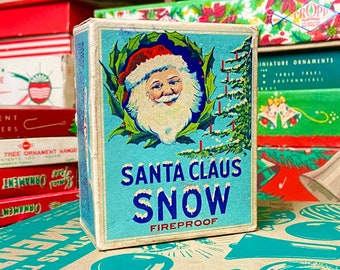 Vintage Box of Christmas Snow With Mica Flakes - Etsy