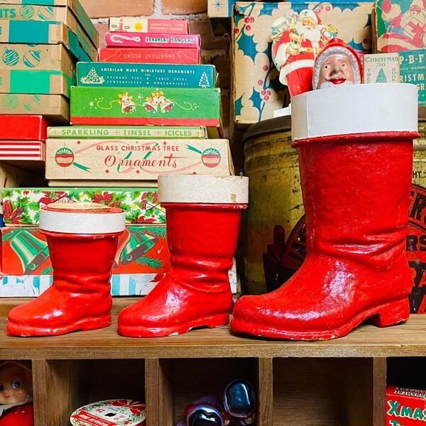 Paper Mache Santa - Etsy