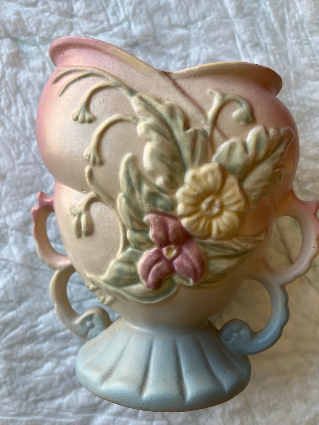 Hull Pottery Vase, Double Handled, Near Mint - Etsy