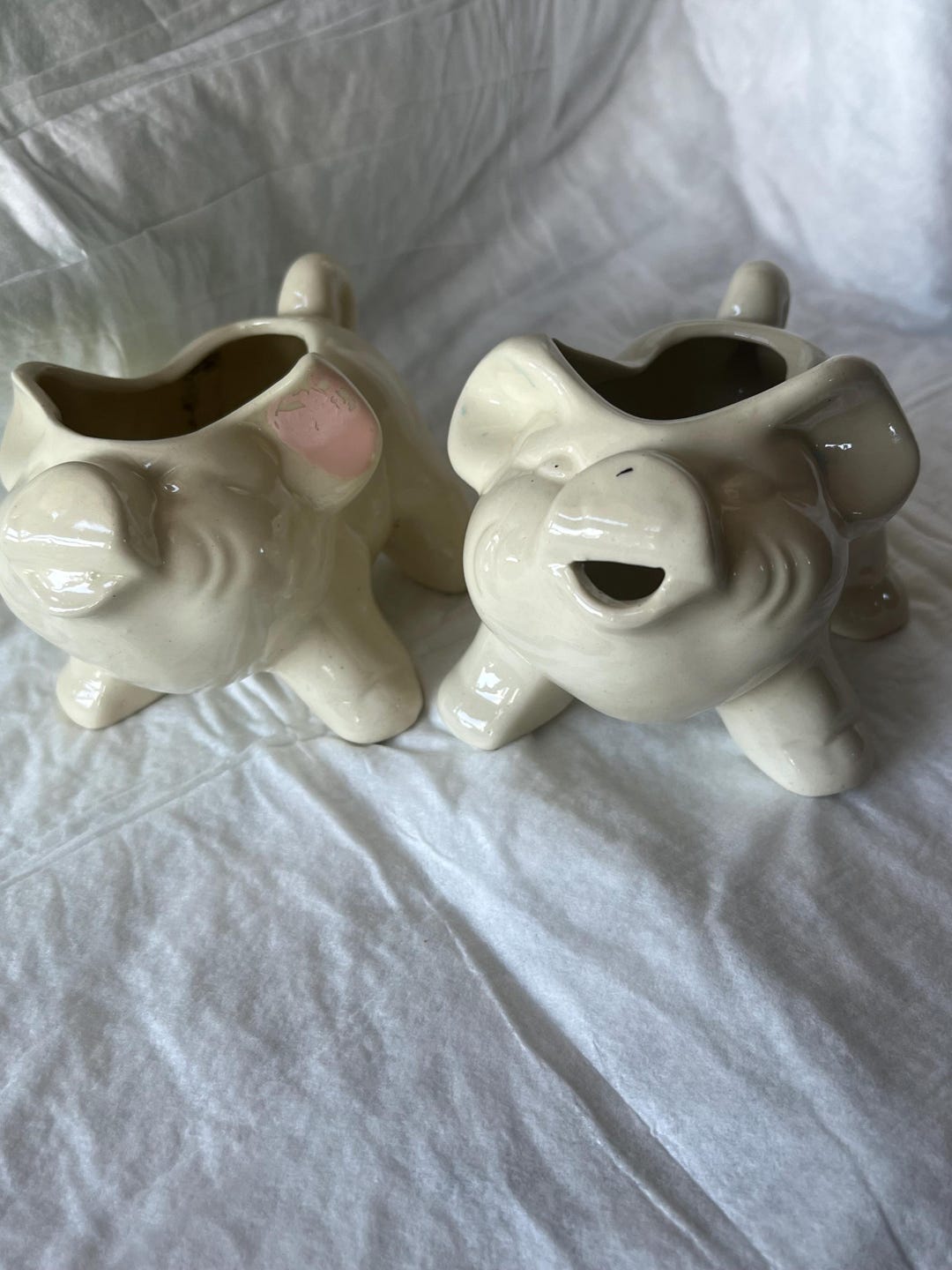 Shawnee Pig Sugar and Creamer Set - Etsy