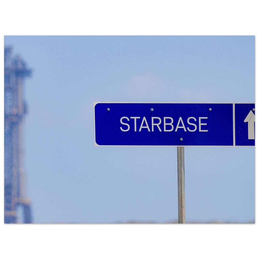Starbase Sign Premium Semi-glossy Paper Poster JC - Etsy