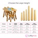 Wooden Kids Square White Table and Chairs Set, Montessori Table, Gift ...