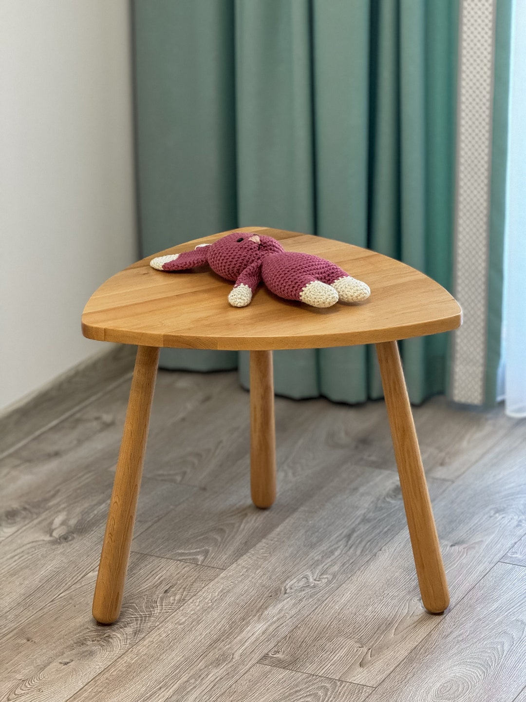 Wooden Kids Triangle Table, Montessori Table, Gift for Children ...