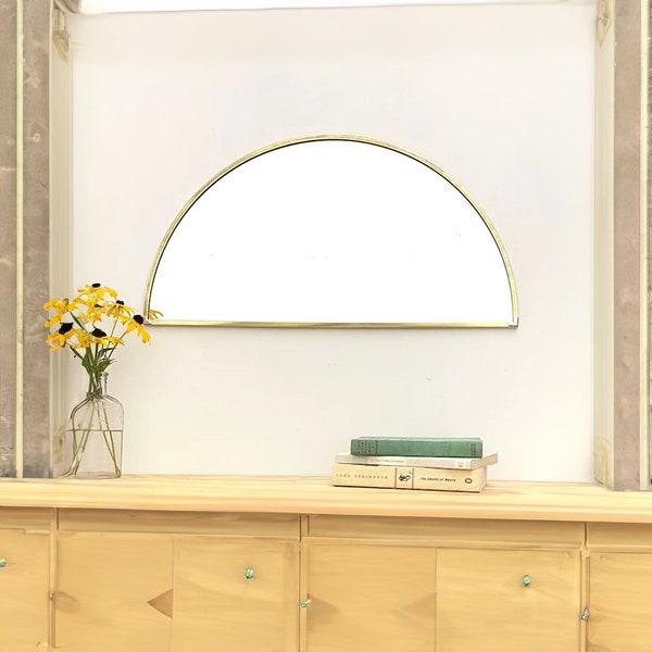 Half Circle Mirror - Etsy