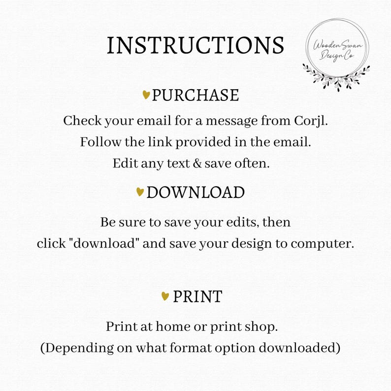 Printable Gable Box Label Template, Bridal Shower Favor, Floral Baby ...