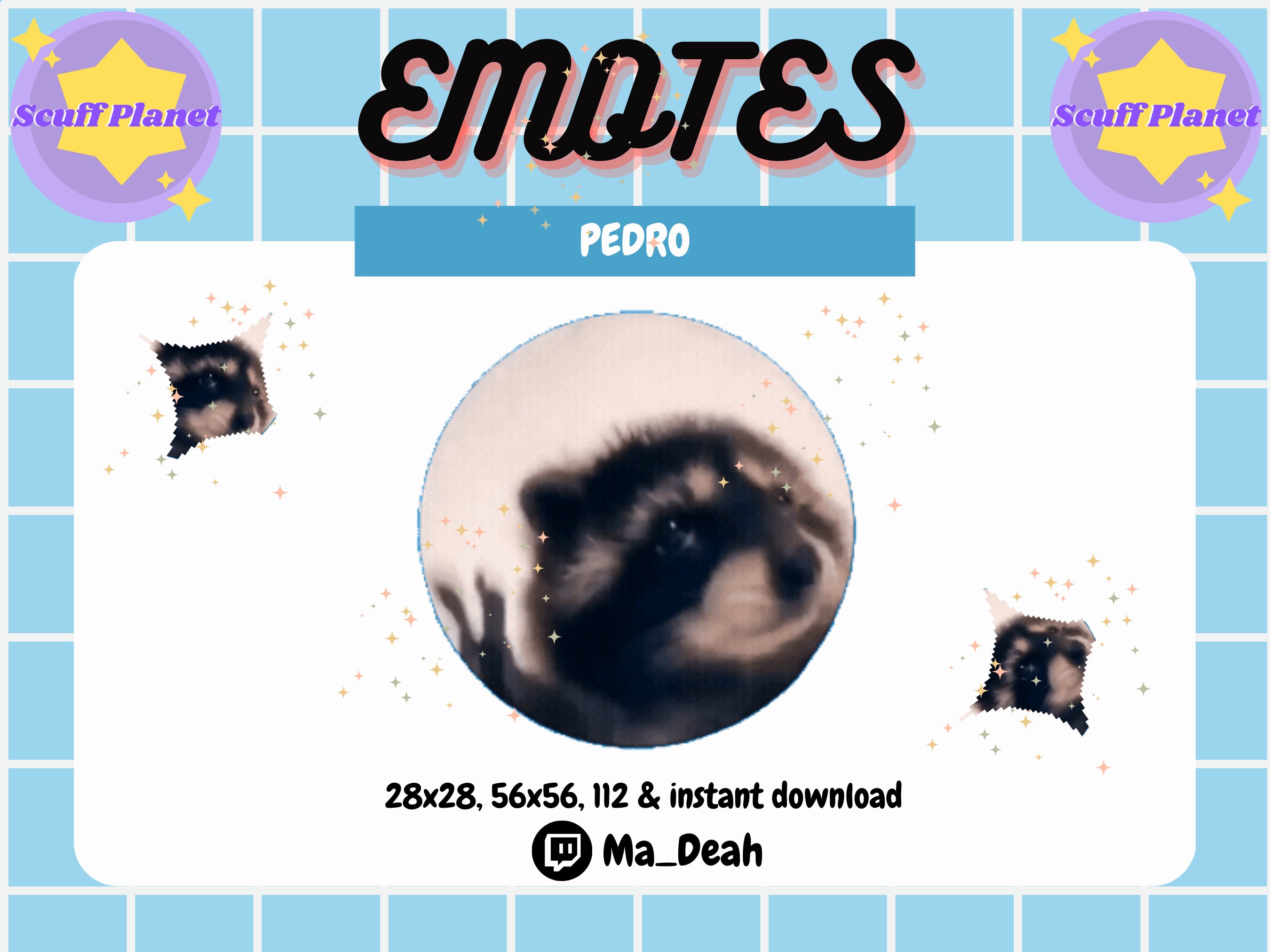FIXED Cute Pedro Dancing Emote for Twitch, Discord, Etc - Etsy