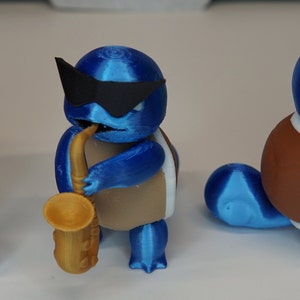 Squirtle Saxophone Sax Meme Pokemon Figure 3D Printed - Etsy