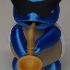 Squirtle Saxophone Sax Meme Pokemon Figure 3D Printed - Etsy