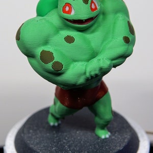 Bulbasaur Swol Buff Toy Figure 3D Printed - Etsy