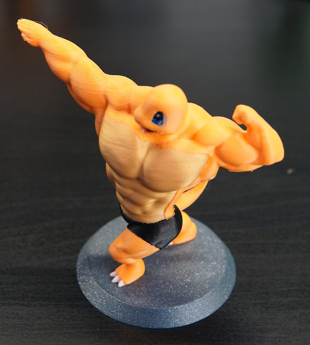 Charmander Mega Swole and Buff 3D Figure - Etsy
