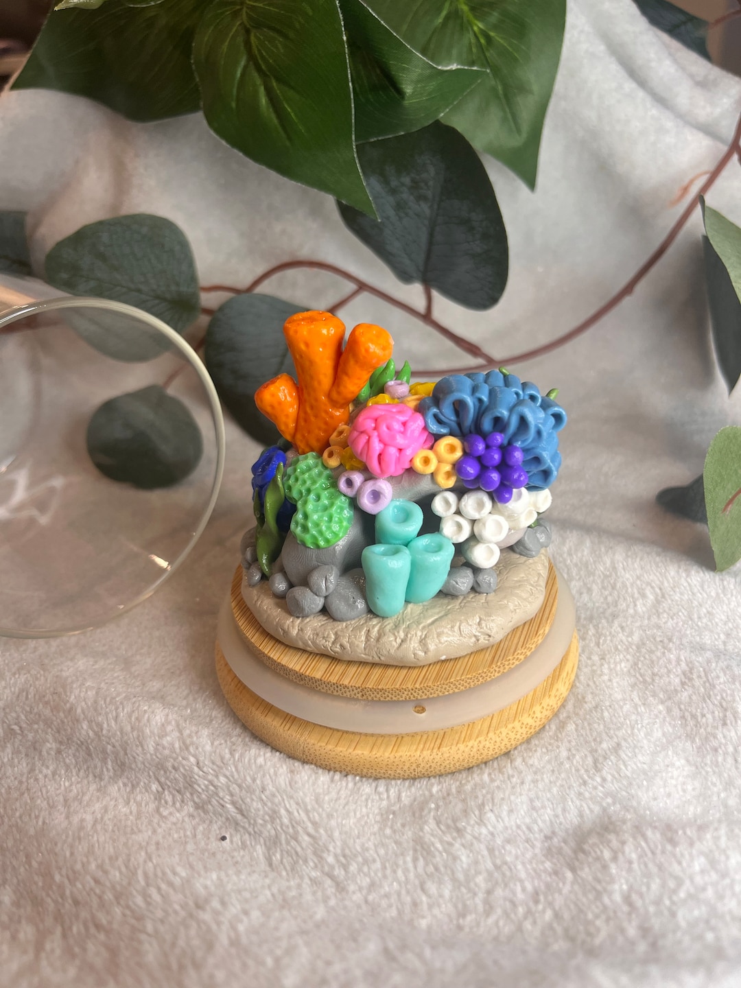 Coral Reef Decor | Decoration | Polymer Clay | Handmade | Colourful ...