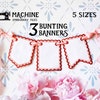 In the Hoop Pennant Banner Machine Embroidery Design, Simple ITH ...