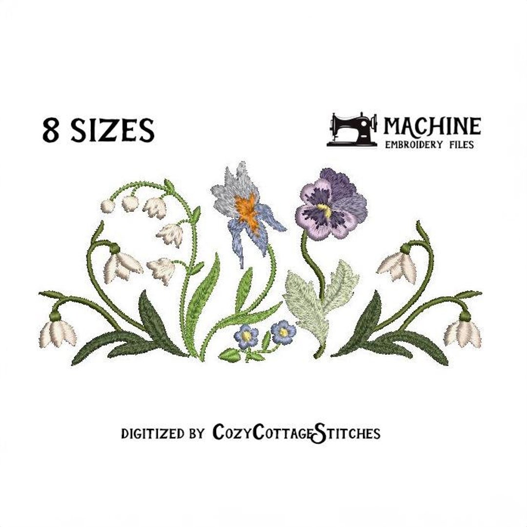 Spring Meadow. 8 Sizes. 4 SEASONS MEADOWS. Wild Herb Flower Bouquet ...