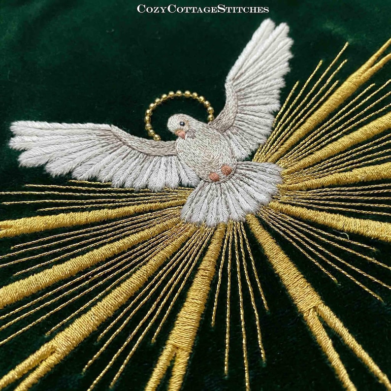 Holy Spirit Dove. Christian Liturgical. 10 Sizes. Digital Design File ...